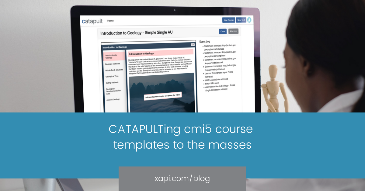 CATAPULTing cmi5 course templates to the masses
